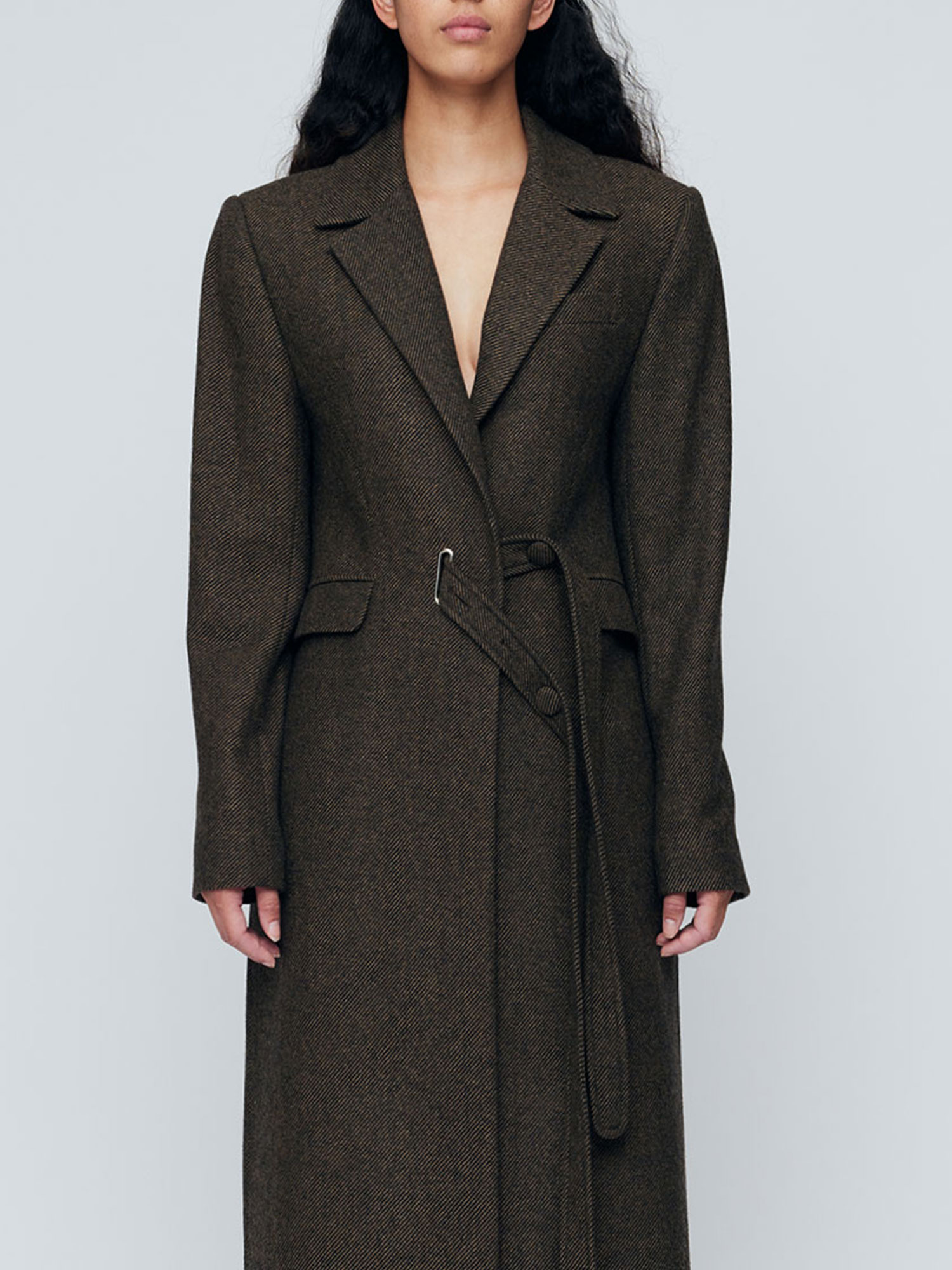 Lisa Coat - Brown Twill – Wynn Hamlyn