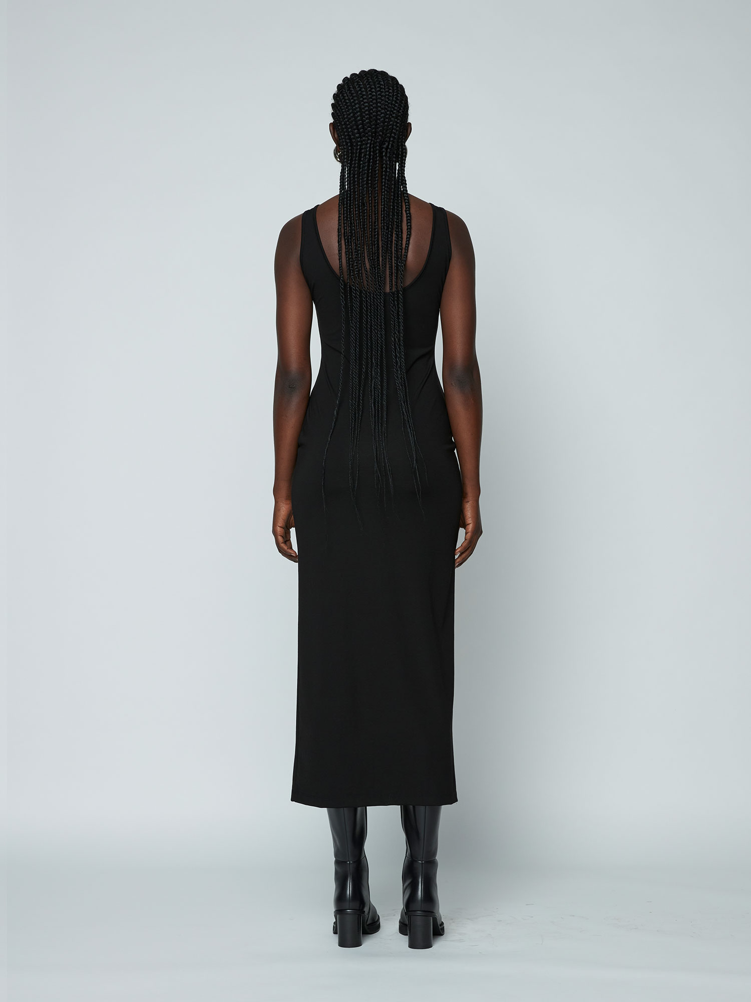 Macrame Maxi Dress Black – Wynn Hamlyn